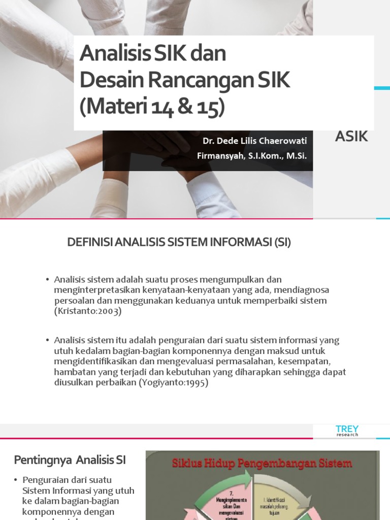 Materi 14 15 - Analisis SIK Dan Rancangan SIK | PDF