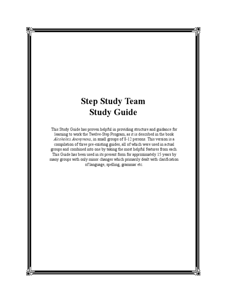 Step Study Guide | PDF
