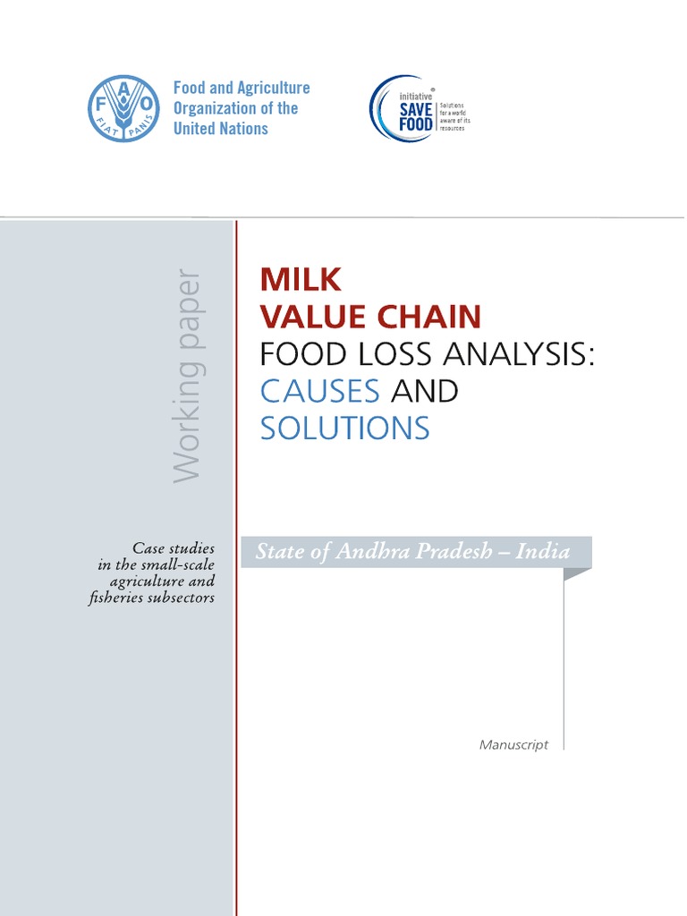 Milk Value Chain India | PDF | Milk | Dairy
