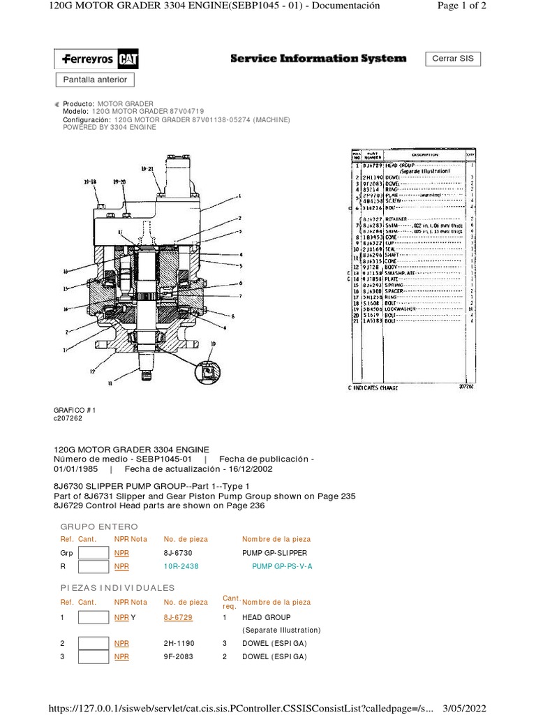 8J6730 SLIPPER PUMP GROUP--Part 1 | PDF