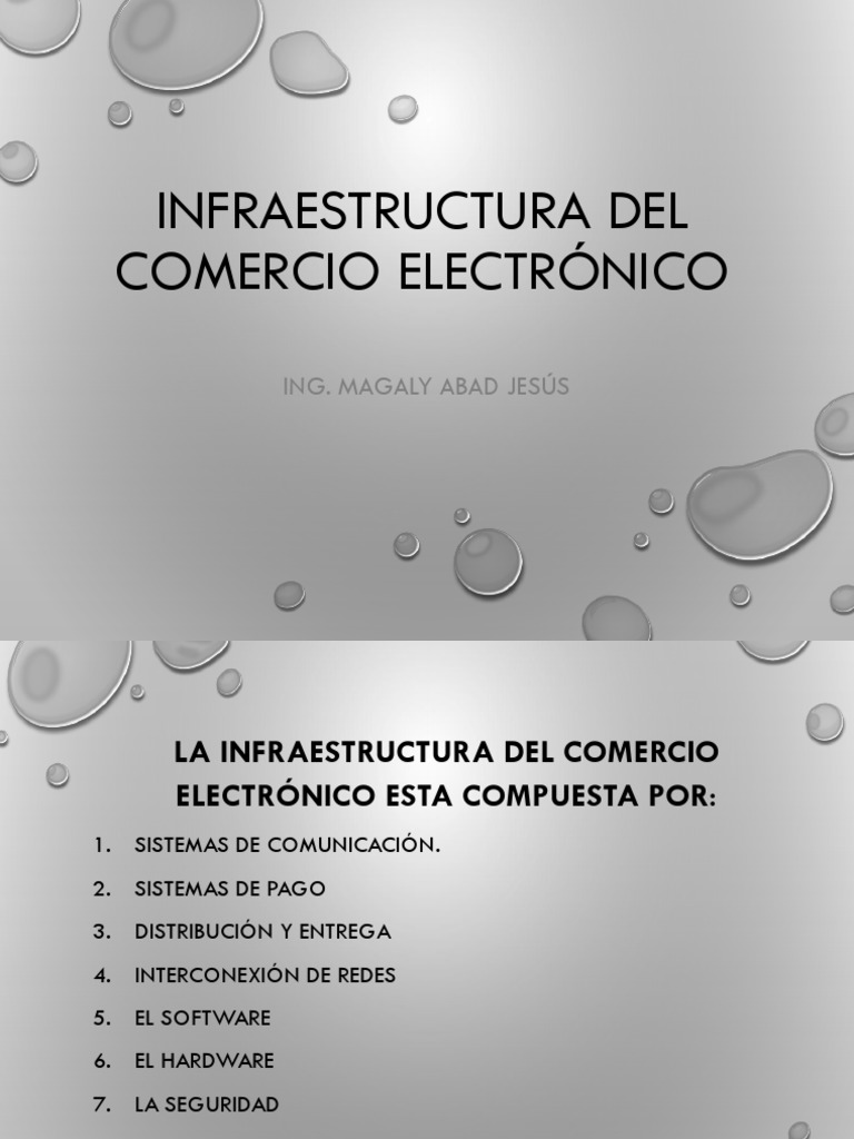 3. Infraestructura del Comercio Electronico (3) | PDF | Comercio electrónico | Dinero