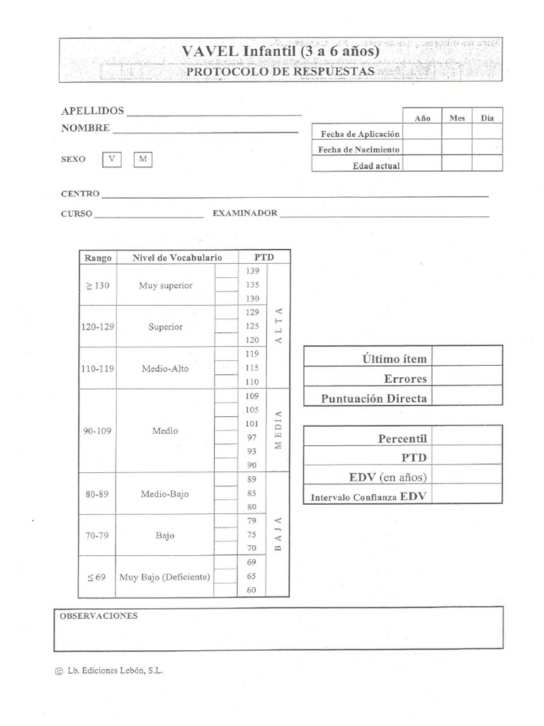 Vavel Hoja Respuestas | PDF
