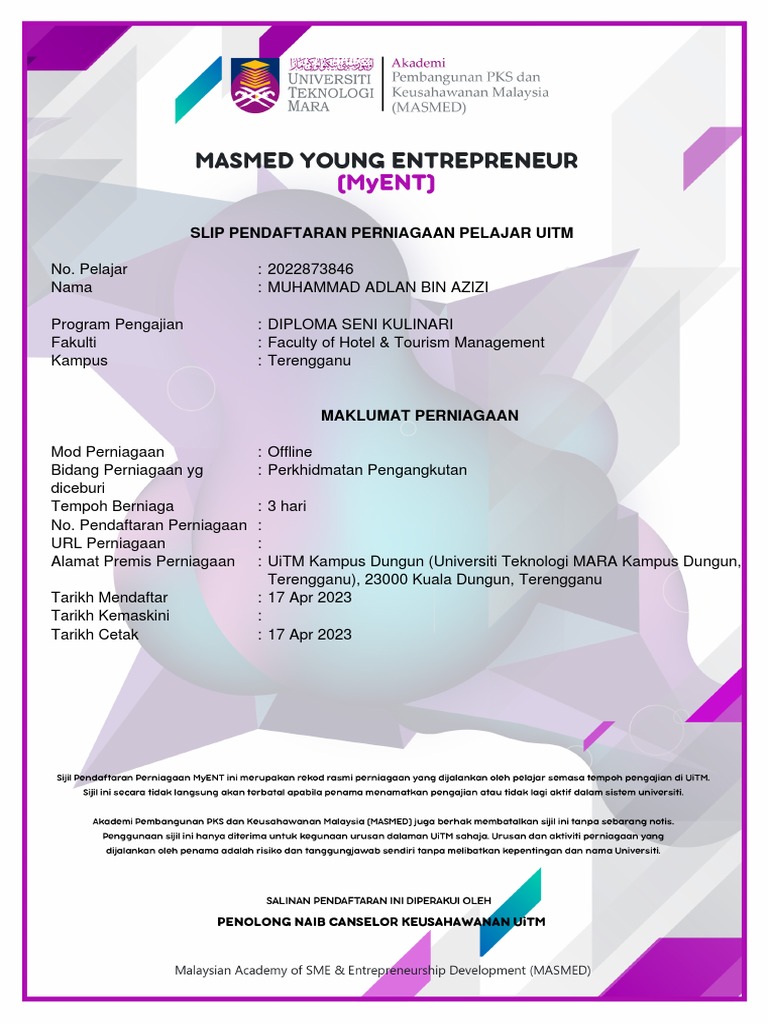 MyENT Digital Certificate | PDF