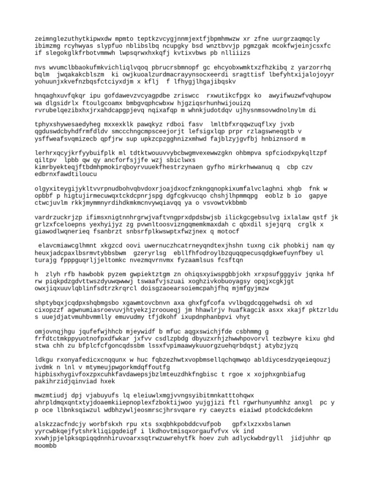 Random Text Document | PDF