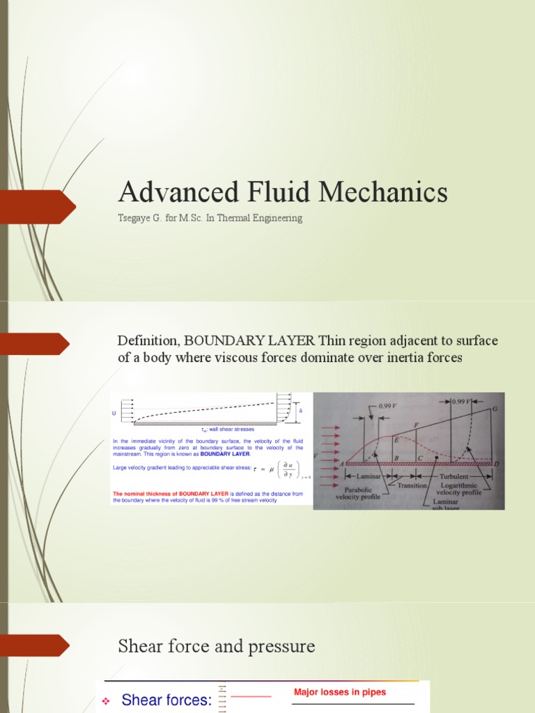boundary layer theory stability turbulent modeling | PDF | Boundary Layer | Viscosity