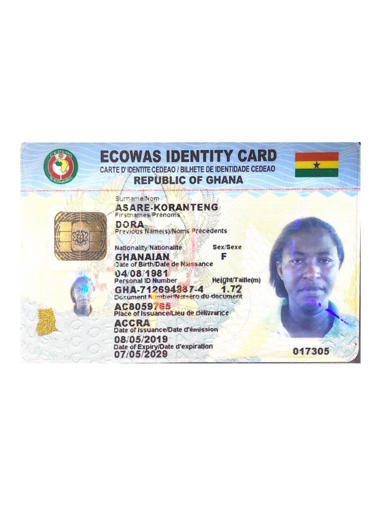 Ecowas Identity Card | PDF