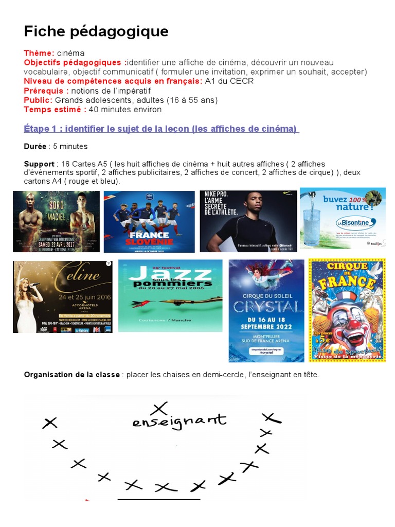 Fiche Pédagogique Alaoui Nadia | PDF