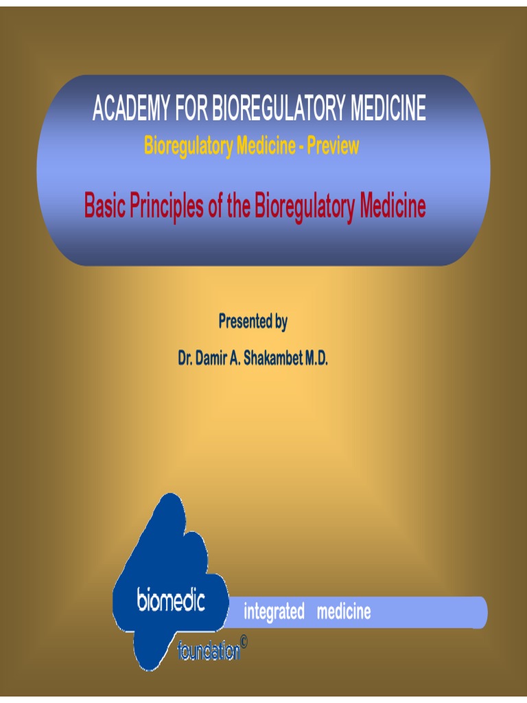 BIOREGULATORY MEDICINE 19 March 2022 Low Mem | PDF | Endocrine System ...