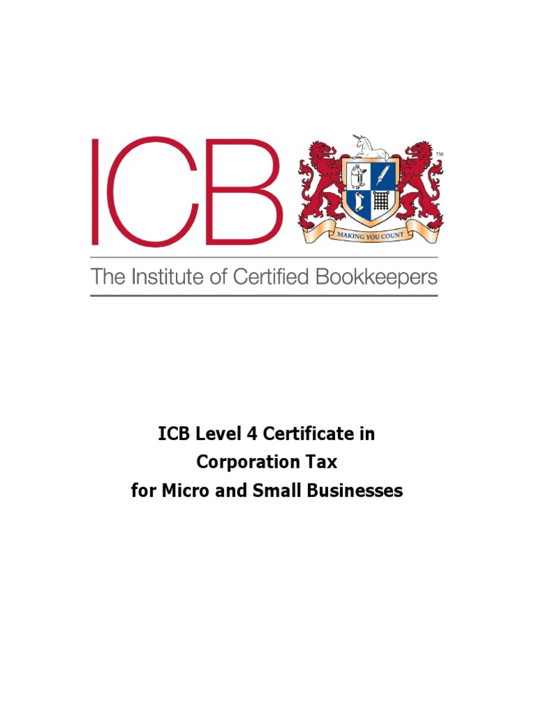 ICB L4CT Syllabus | PDF | United Kingdom Corporation Tax | Expense
