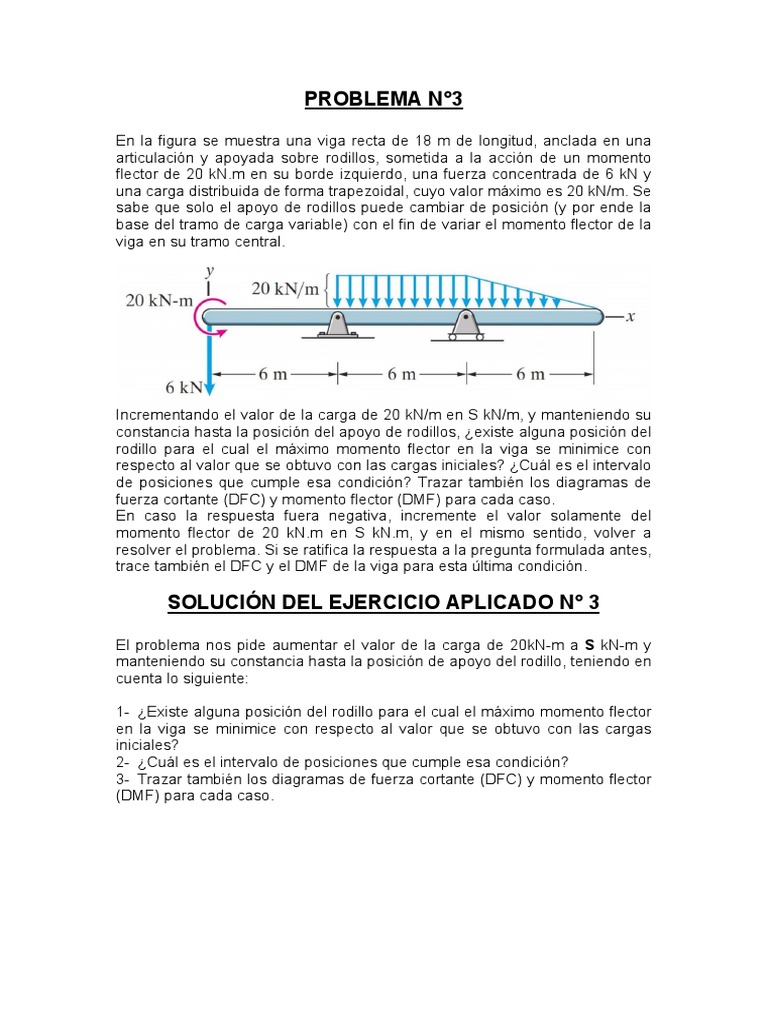 PROBLEMAS PROPUESTO - ESTATICA - UNAC | PDF | Viga (Estructura) | Ingeniería mecánica