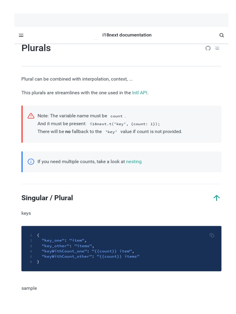WWW I18next Com Translation Function Plurals | Download Free PDF ...