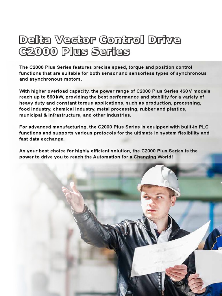 Delta C2000 Plus Series Drive Overview | PDF