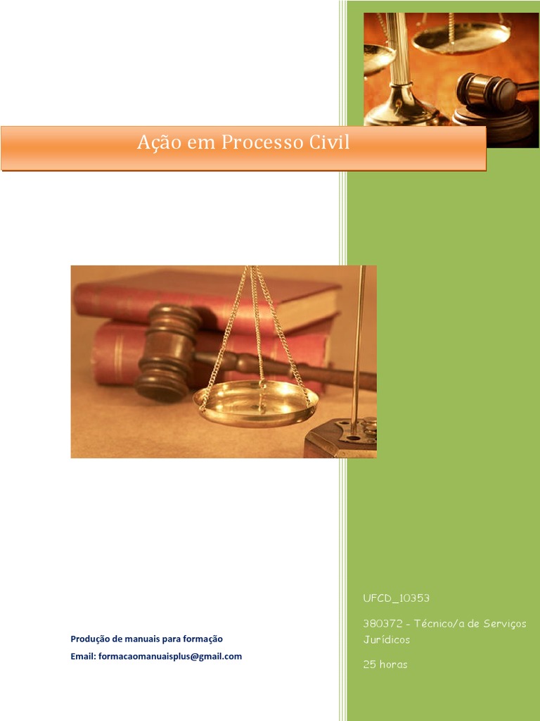 UFCD - 10353 - Ação em Processo Cívil - Índice | PDF | Processo civil ...