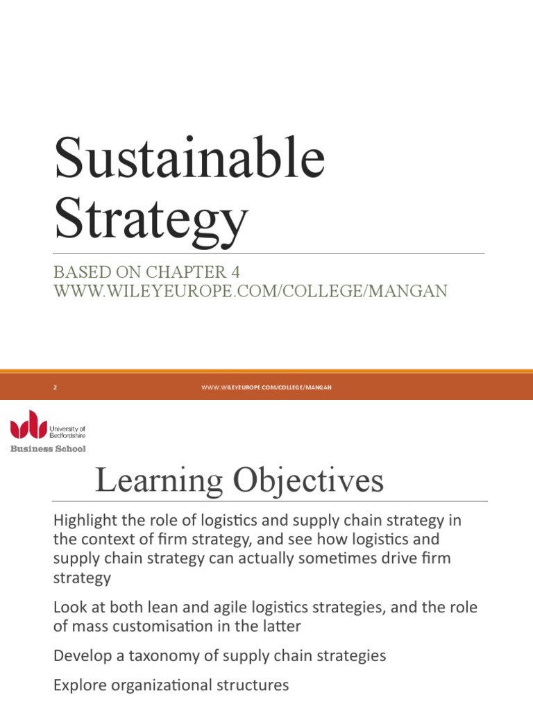 SCM Strategy and Org Policies | Download Free PDF | Carbon Footprint | Lean Manufacturing