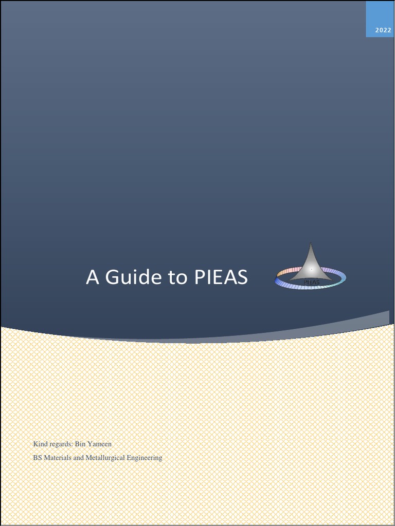 Guide To PIEAS Edition#4 | PDF | University And College Admission | Sat