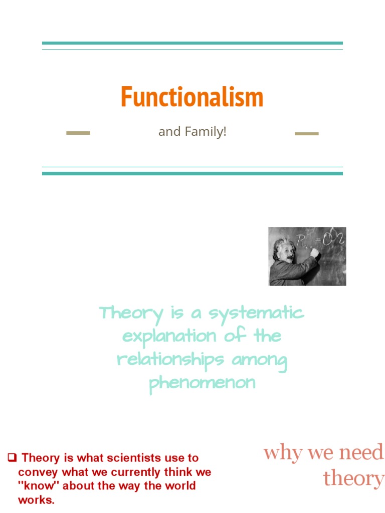 Sociology: Functionalism & Family | PDF | Sociology | Behavioural Sciences