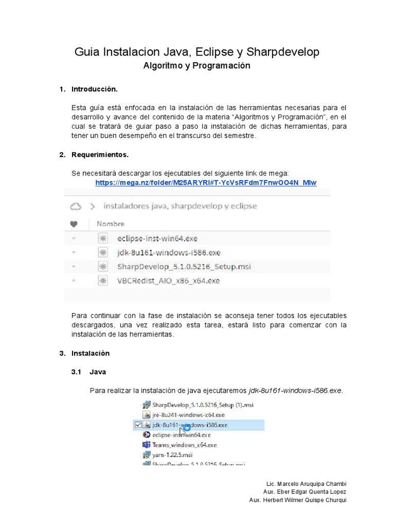 Instalación de Java y SharpDevelop 5.1 | PDF