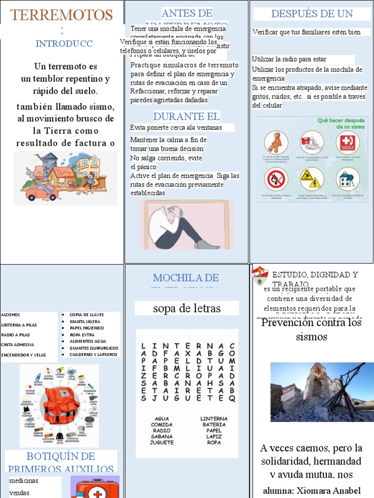 Triptico de Los Terremotos .PDF | PDF