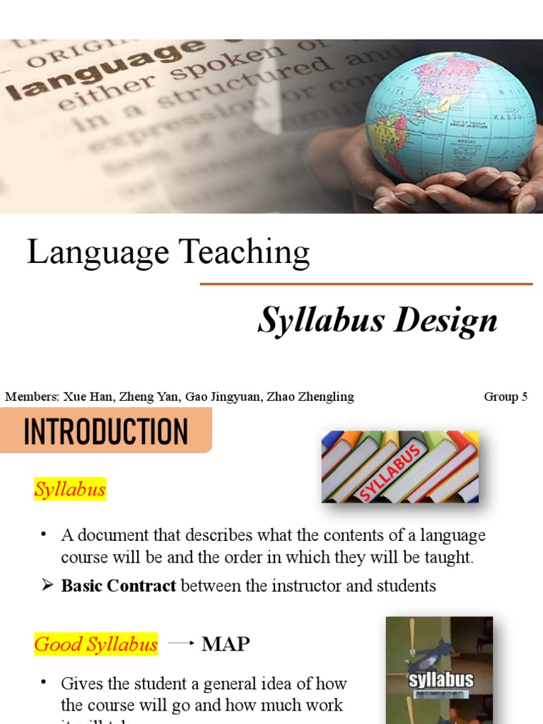 Syllabus Design | PDF | Curriculum | Language Education