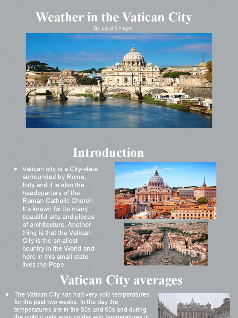 Vatican City Travel Guide | PDF | Weather | Rain