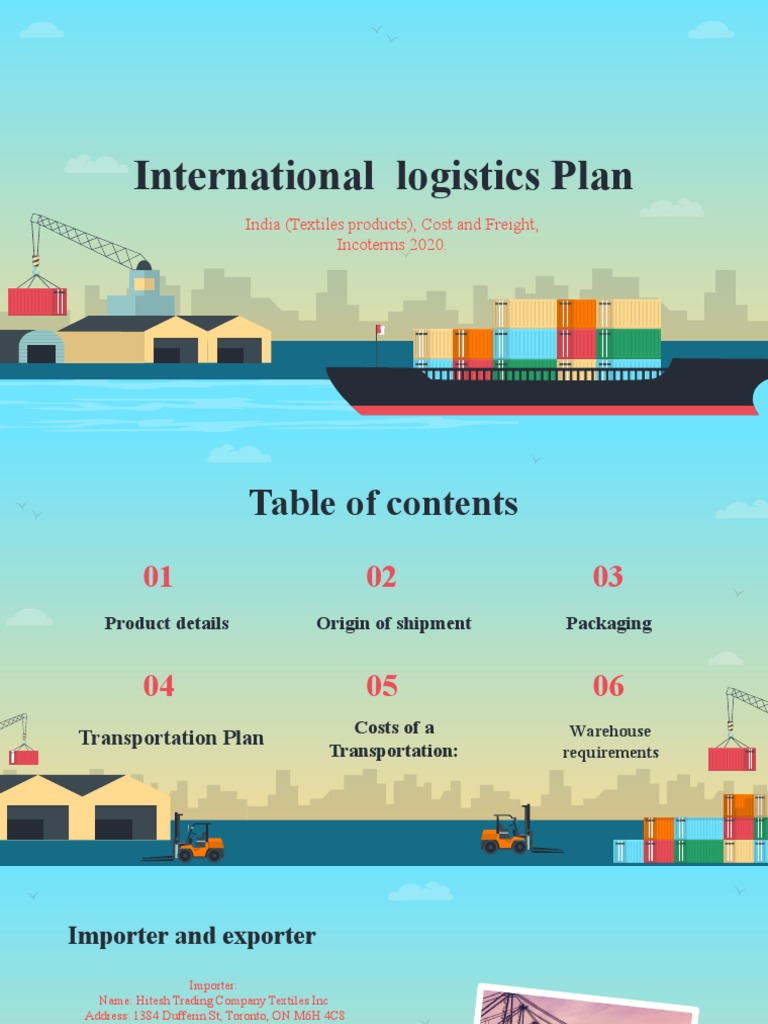 International - Logistics - Plan Final | PDF