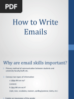 Professional Email Writing | PDF