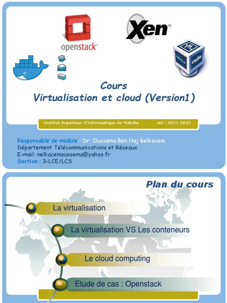 Cours Virtualization Cloud 2021-v1 | PDF | Virtualisation | VMware