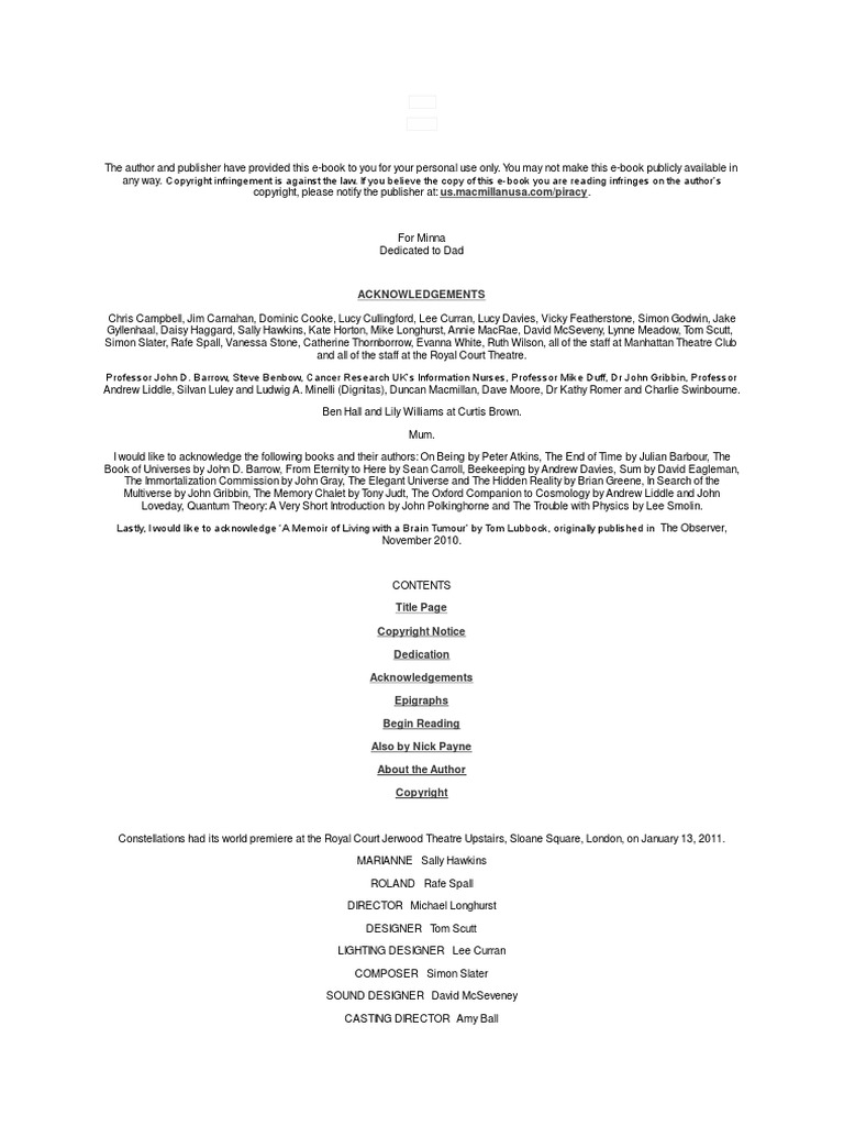 CONSTELLATIONS | PDF | Quantum Mechanics | Physics