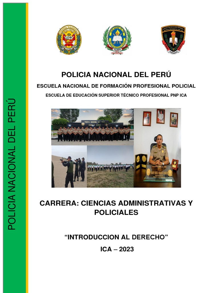 Silabo Introduccion Al Derecho I Periodo Eestp PNP Ica 2023 | PDF ... Silabo Introduccion Al Derecho I Periodo Eestp PNP Ica 2023 | PDF ...