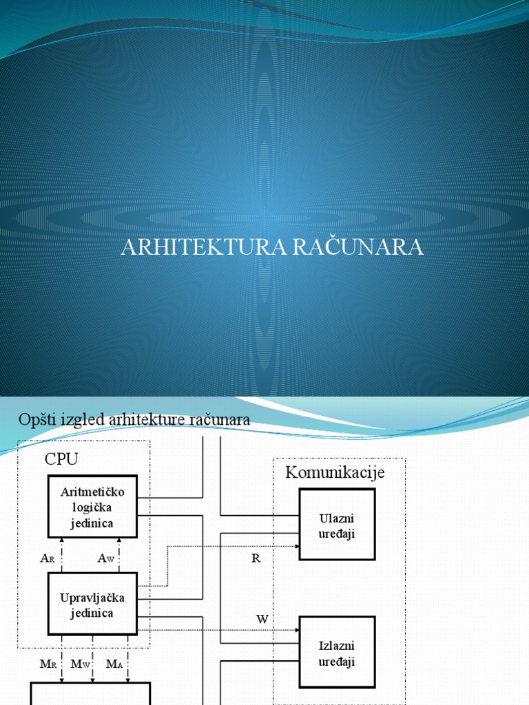 Predavanje 13 - Arhitektura Racunara | PDF