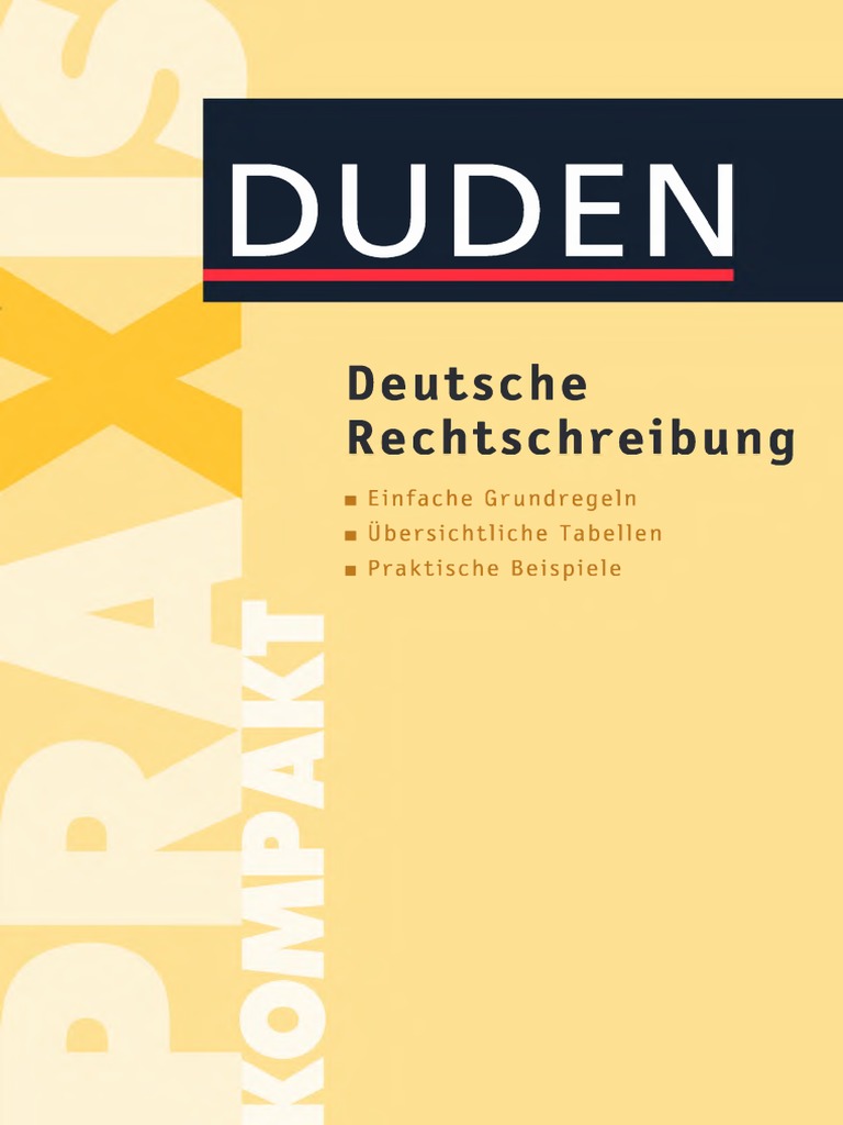 Deutsche Rechtschreibung | PDF