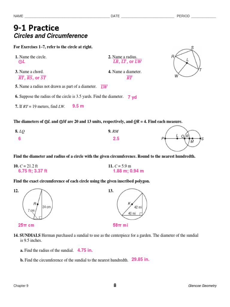9.1 Practice Ans | PDF