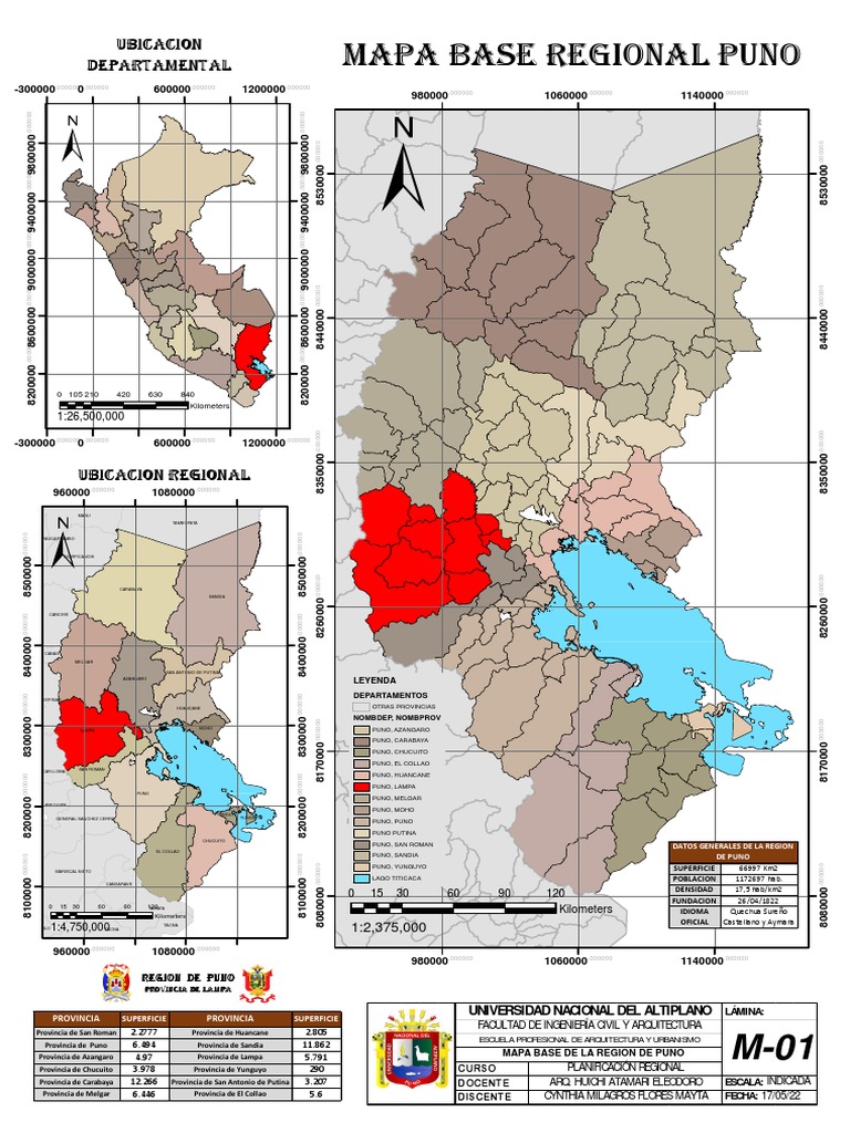 Mapa Ubicacion de Lampa | PDF | Perú