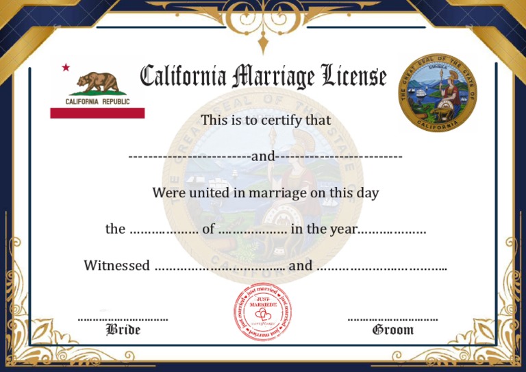 Marriage License | PDF