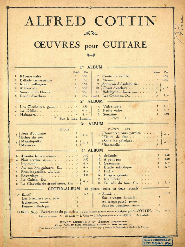 Cottin Les Ondines | PDF