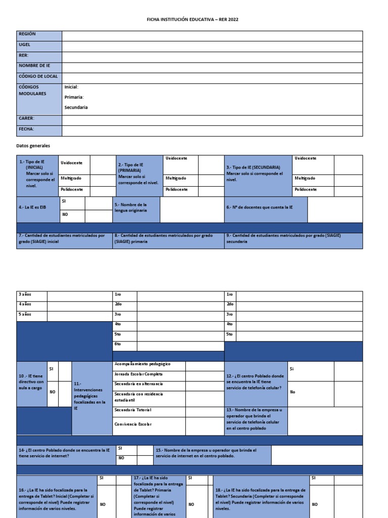 HERIM - Ficha IE | PDF
