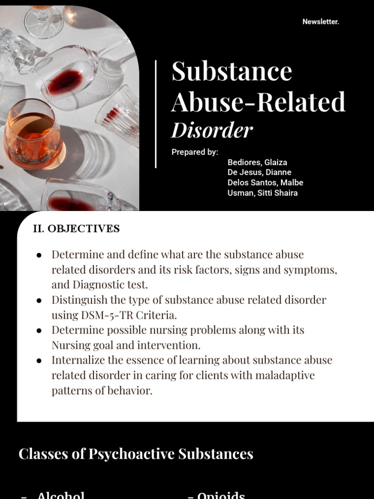 Substance related disorder | PDF