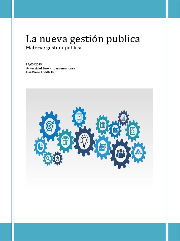 La nueva gestión publica sintesis | PDF | Administración Pública ...