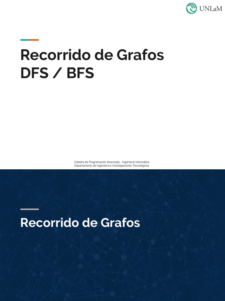 Recorrido de Grafos - DFS - BFS - 1 | PDF | Teoría de grafos | Informática