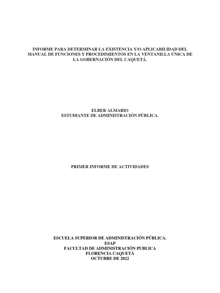 Manual de Funciones en Ventanilla Única | PDF | Gobierno