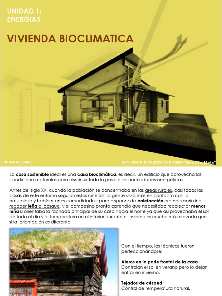 2 Vivienda Bioclimatica PDF | PDF | Energía solar | Entorno natural