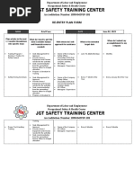 OSHE Re-Entry Action Plan Template | PDF | Personal Protective ...