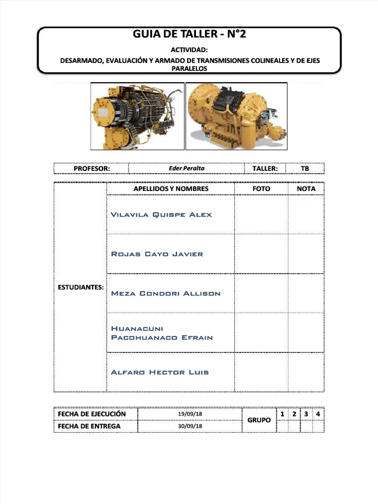 PDF Guia de Taller 2 Transmisiones Completa - Compress | PDF | Embrague | Transmisión manual