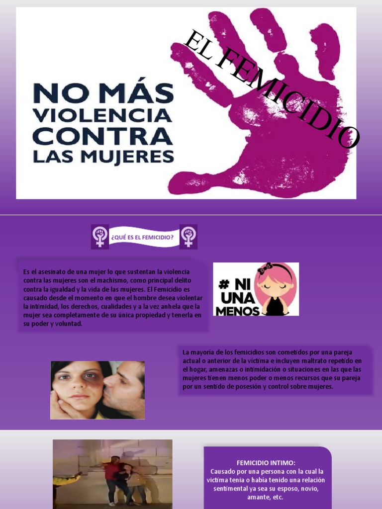 FEMICIDIO | PDF | La violencia contra las mujeres | Violencia