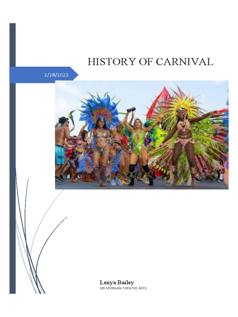 Carnival Theatre & Arts Projects | PDF | Carnival | Rituals