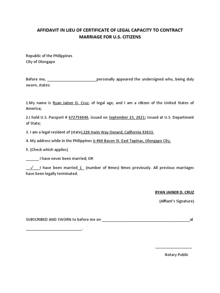 Legal Capacity | PDF