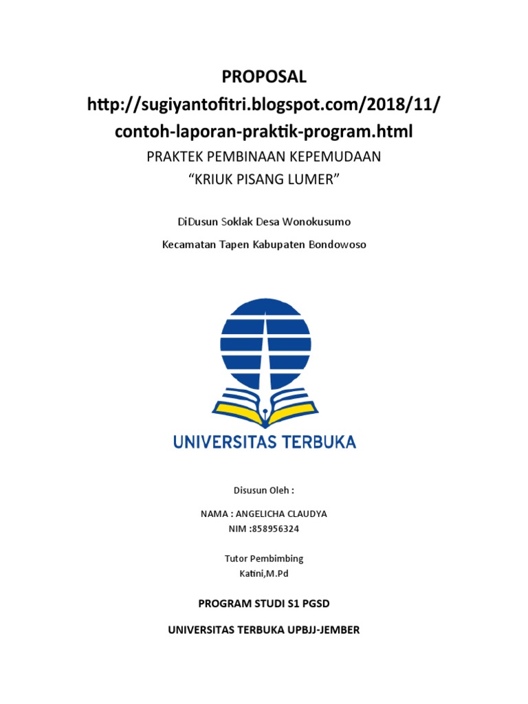 PROPOSAL Icha Titip | PDF