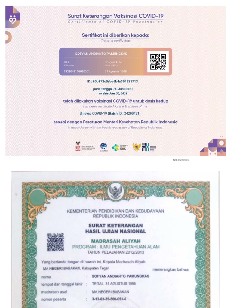 CV Sofyan Andianto Pamungkas | PDF