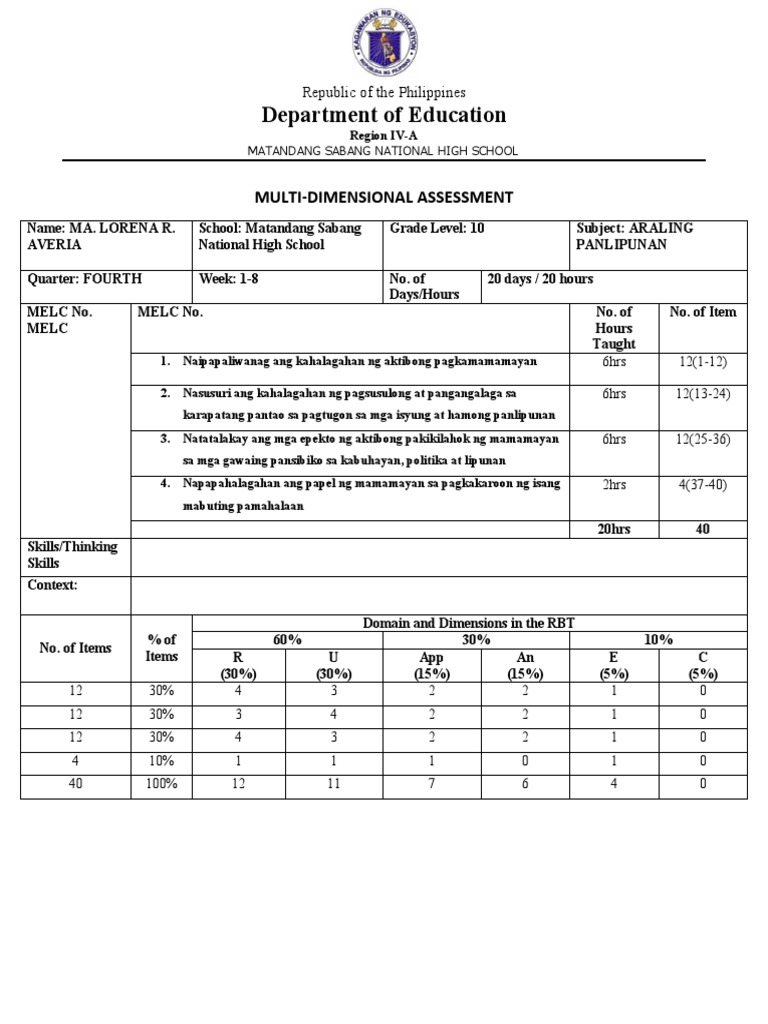 MDAT_AP-10_2ND | PDF