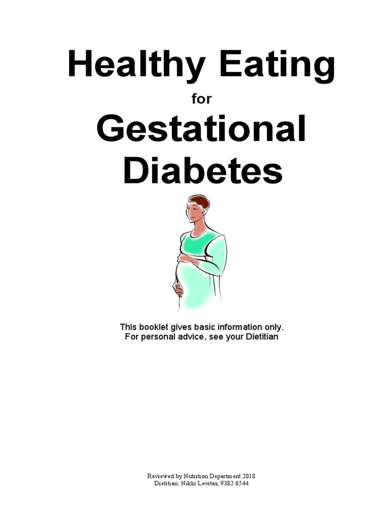 GDM Healthy Eating Guide | PDF | Fat | Glycemic Index